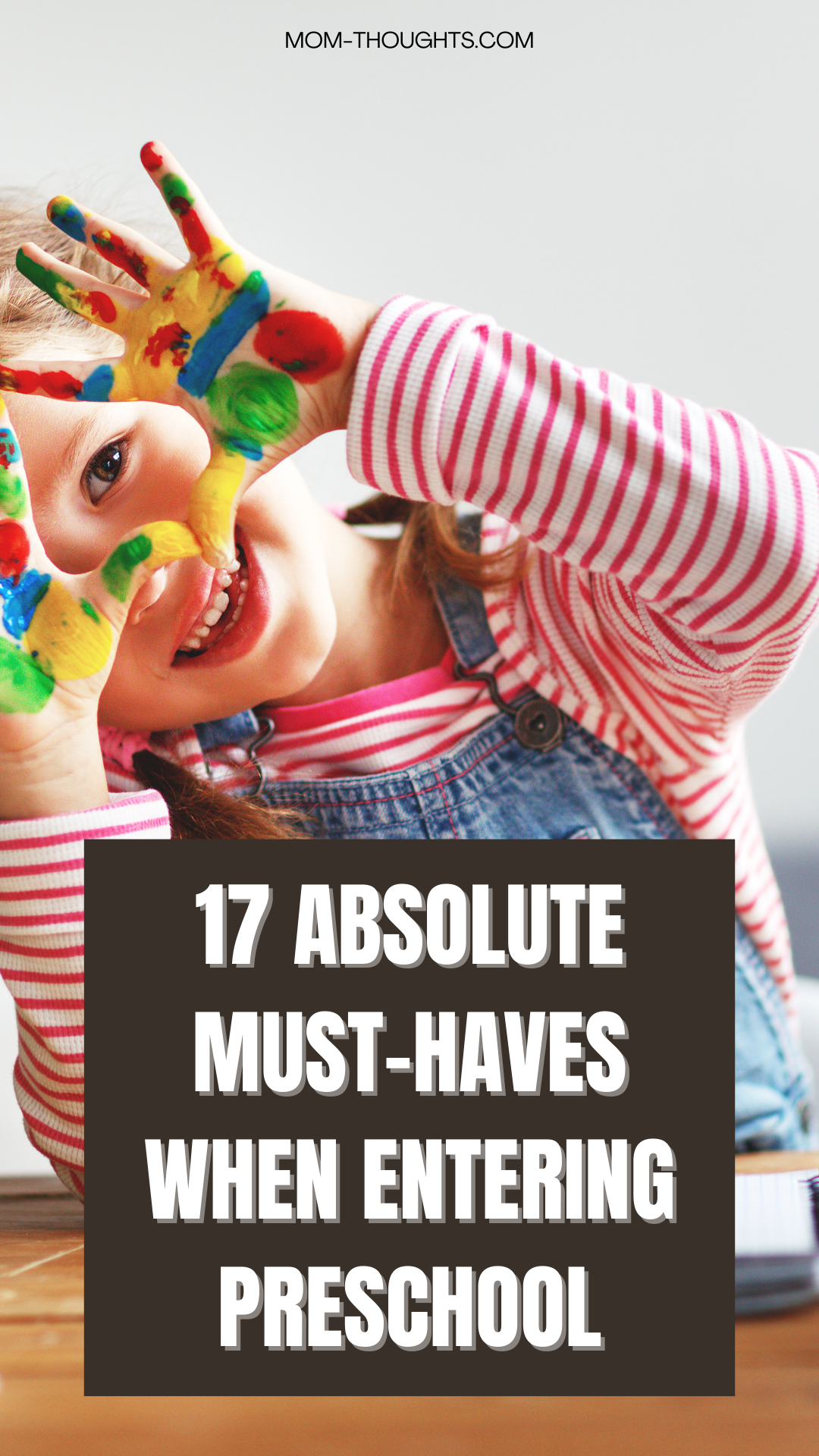 Preschool Essentials - Checklist - Mom-Thoughts