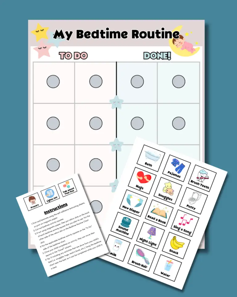 Tackle Bedtime With This Toddler Bedtime Routine Chart