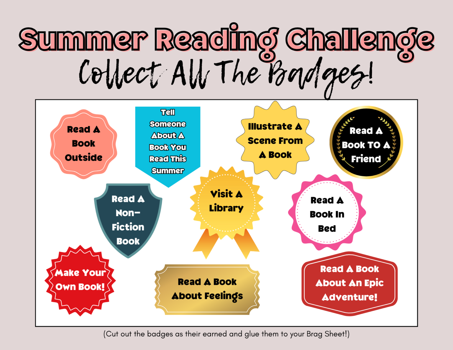 Summer Reading Challenge For Kids - 3 FUN Options