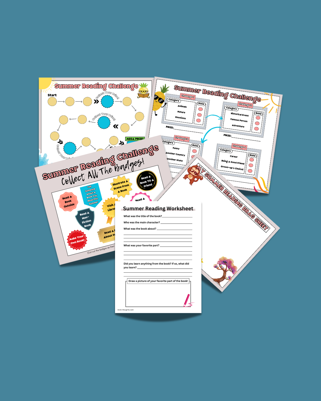 Summer Reading Challenge For Kids - 3 FUN Options