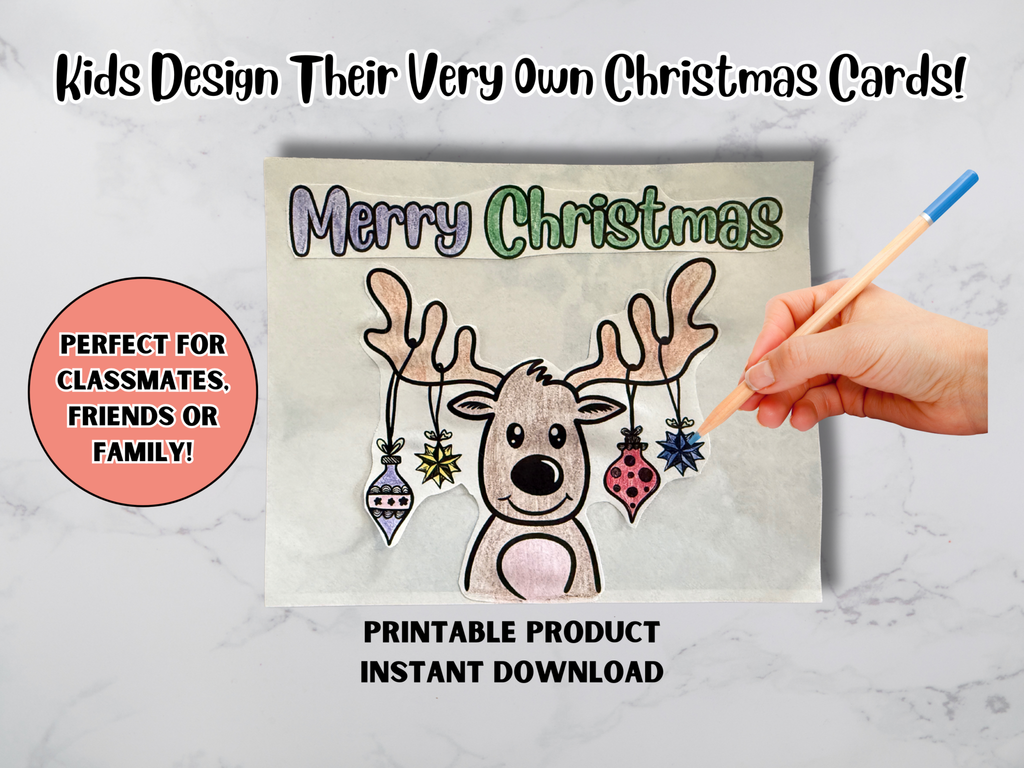 Christmas Activities For Kids - Build Your Own Christmas Cards