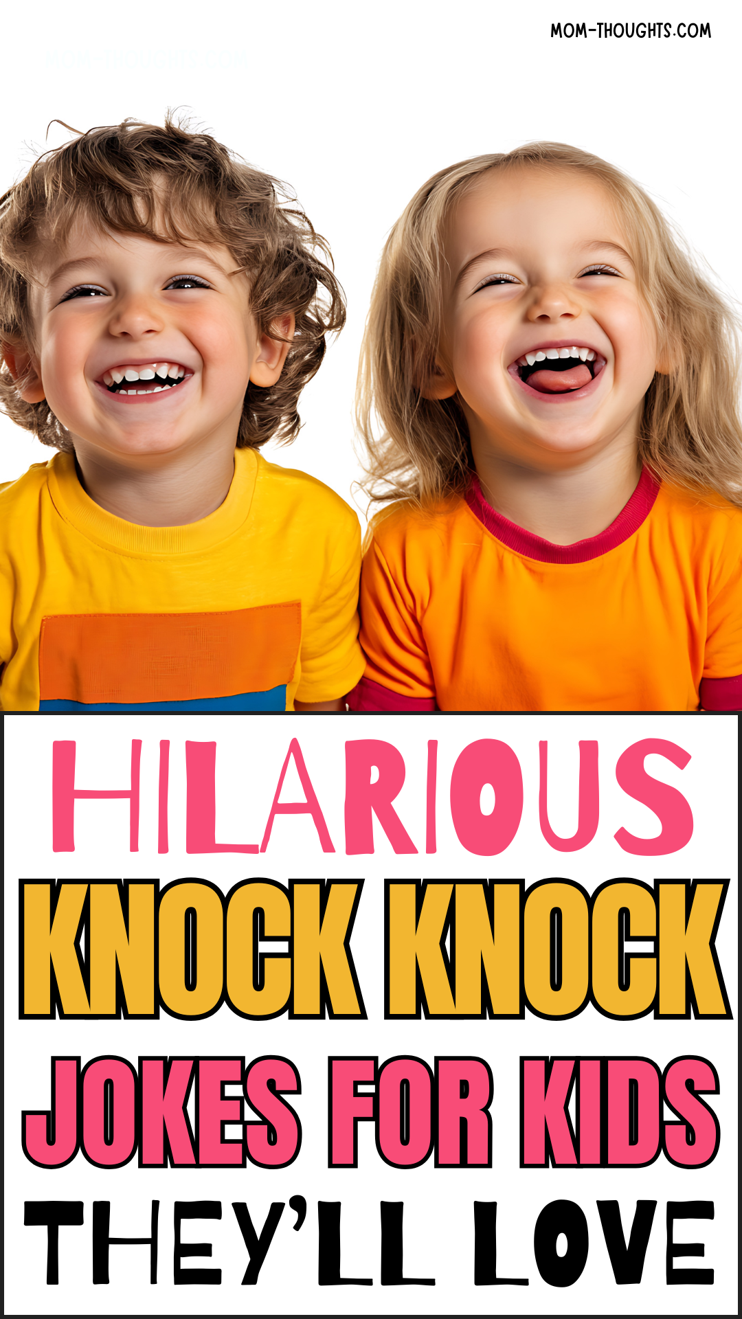 100 Knock Knock Jokes for Kids To Have Them Laughing Out Loud