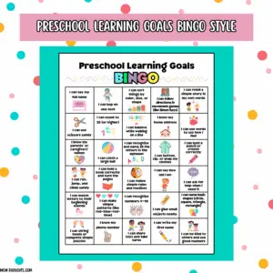 30 Learning Goals for Preschoolers You Can Track at Home