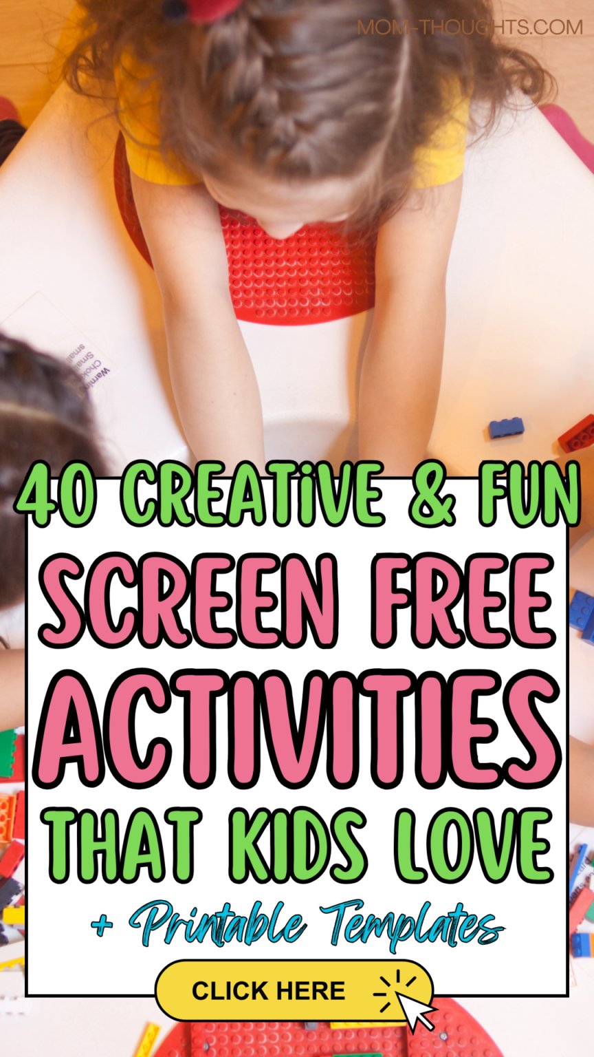 40 Screen Free Activities for Kids That Actually Keep Them Busy - Mom ...